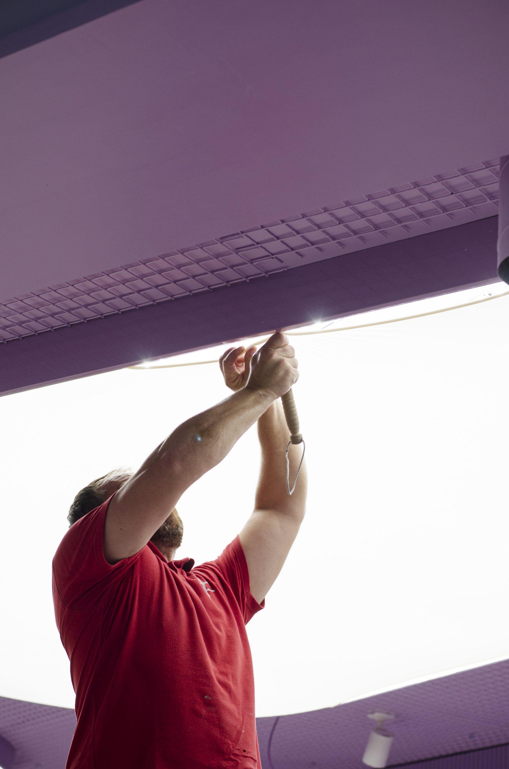 Techos tensados de PVC